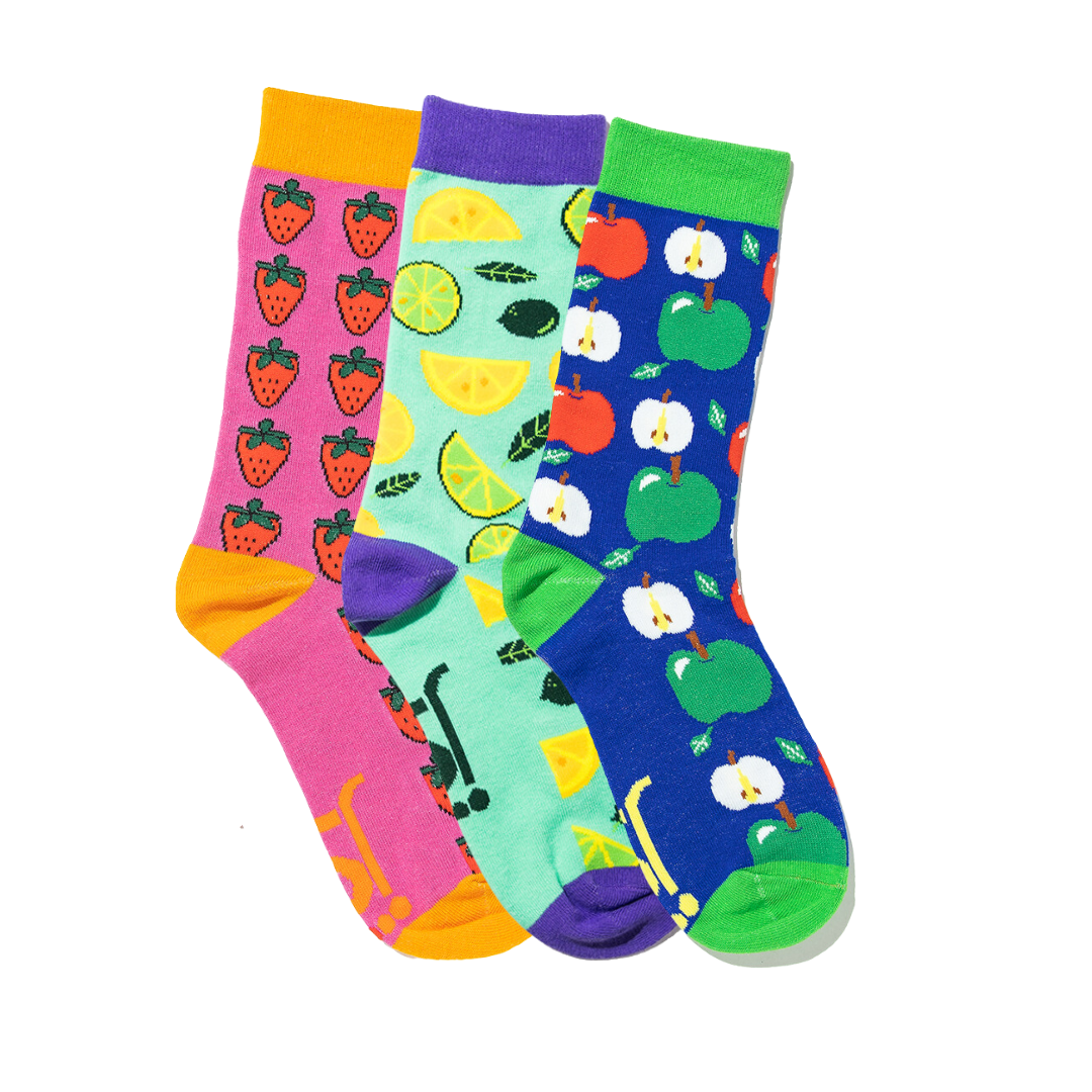 3 Pack Fruit Socks – Jolly Soles