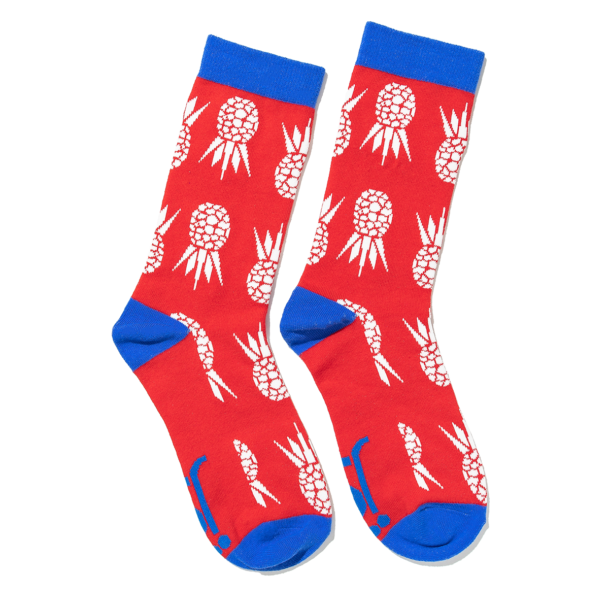 Fruit Salad - Red Pineapple Socks – Jolly Soles